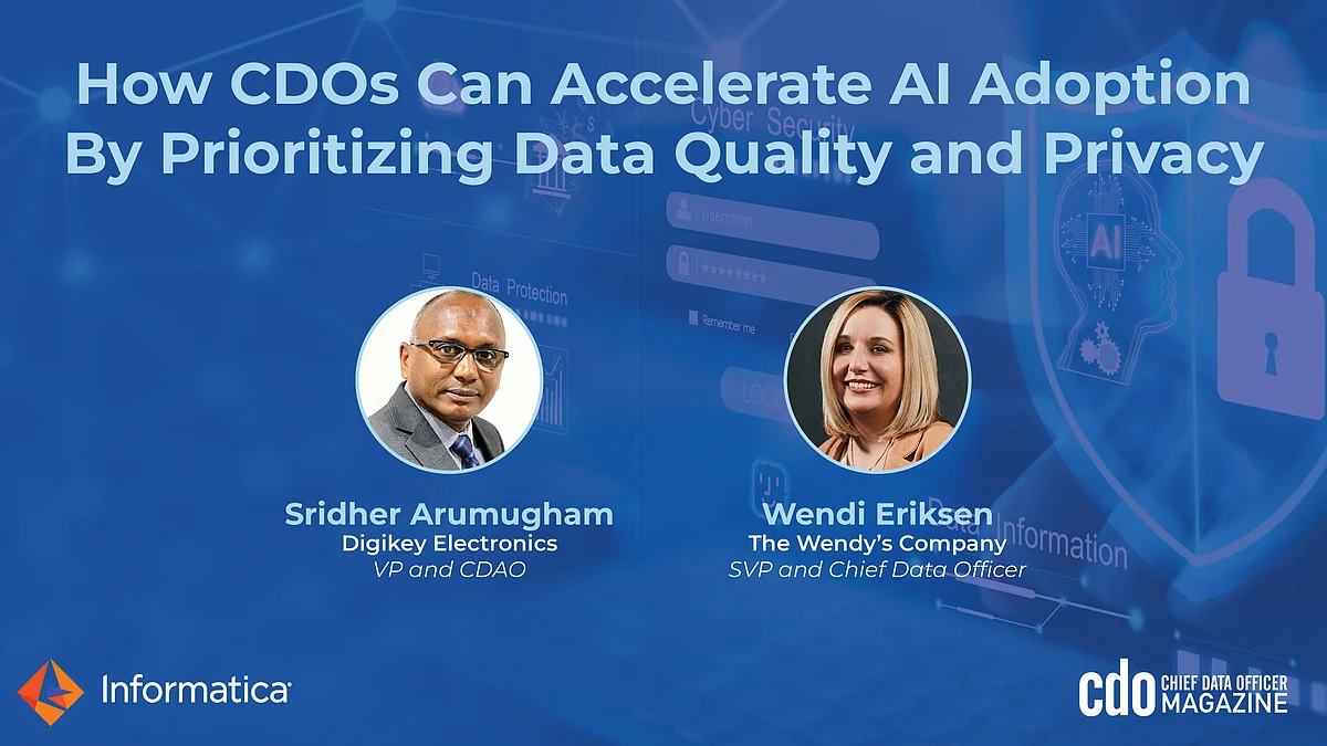 How CDOs Can Accelerate AI Adoption By Prioritizing Data Quality and ... How CDOs Can Accelerate AI Adoption By Prioritizing Data Quality and ...